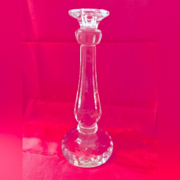 Accents | Vintage Simon Pearce Glass Handblown Candlestick Crystal ...